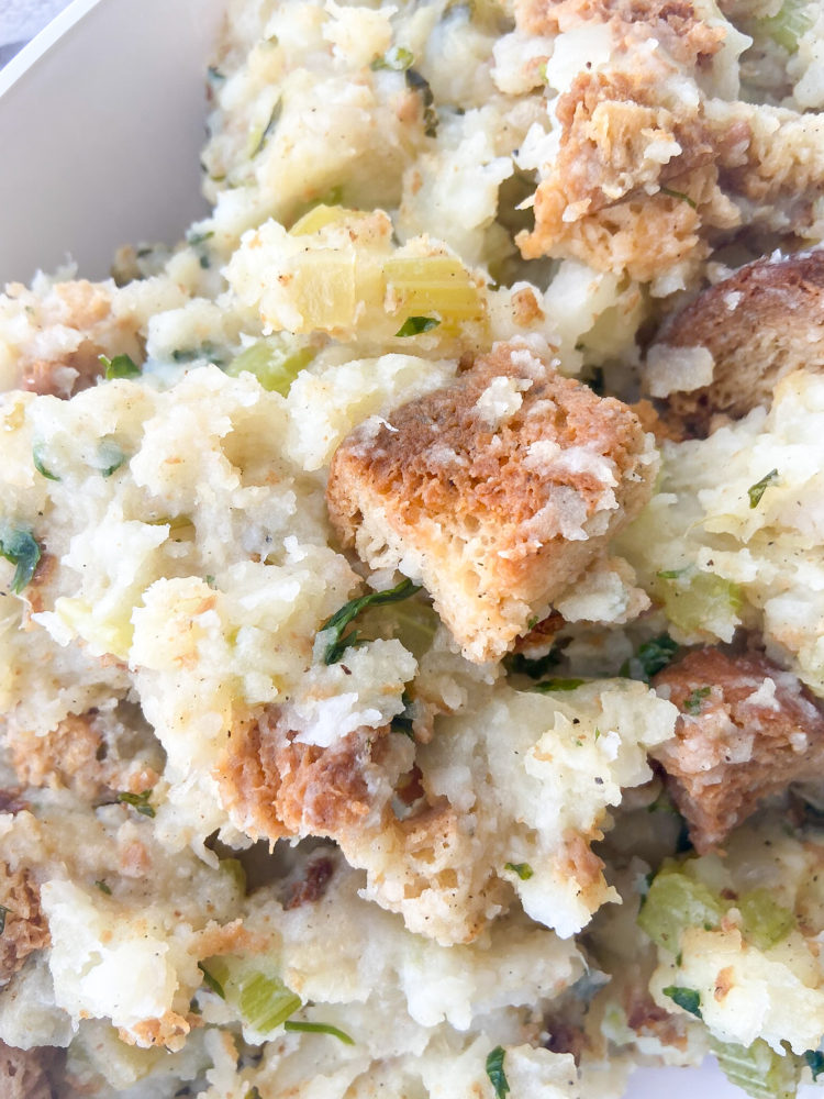 Crockpot PA Dutch Potato Stuffing (Gluten Free)